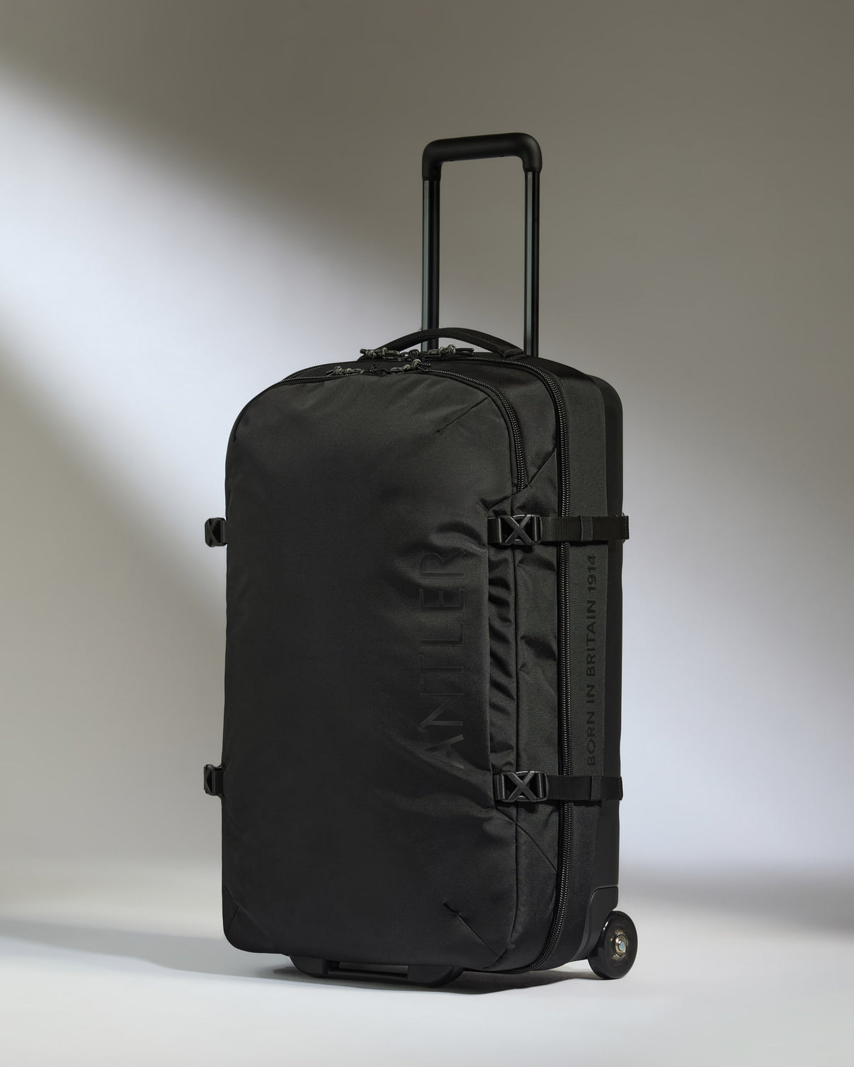 Discovery Wheeled Duffel in Black | Holdall Bag & Suitcase – Antler ...