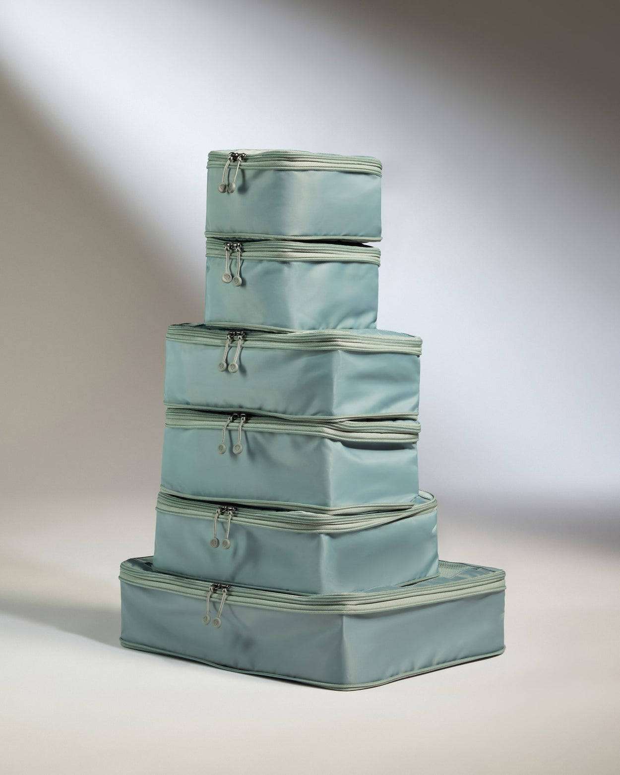 Packing Cubes in Mist Blue Set of 6 | Travel Accessories | Packing ...
