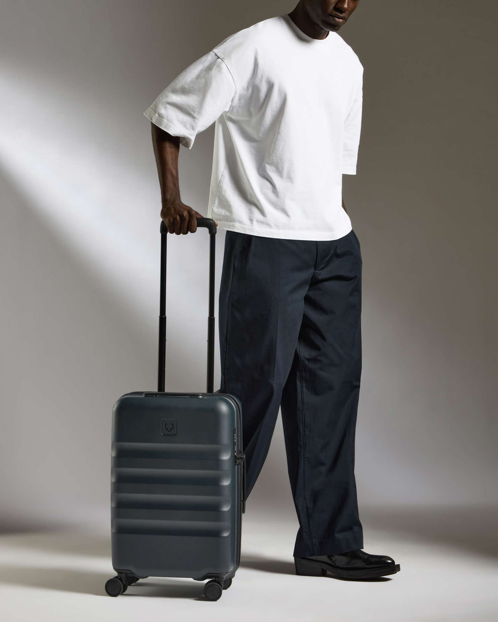 Expandable Carry-on Luggage in Navy Blue - Icon Stripe | Lightweight ...