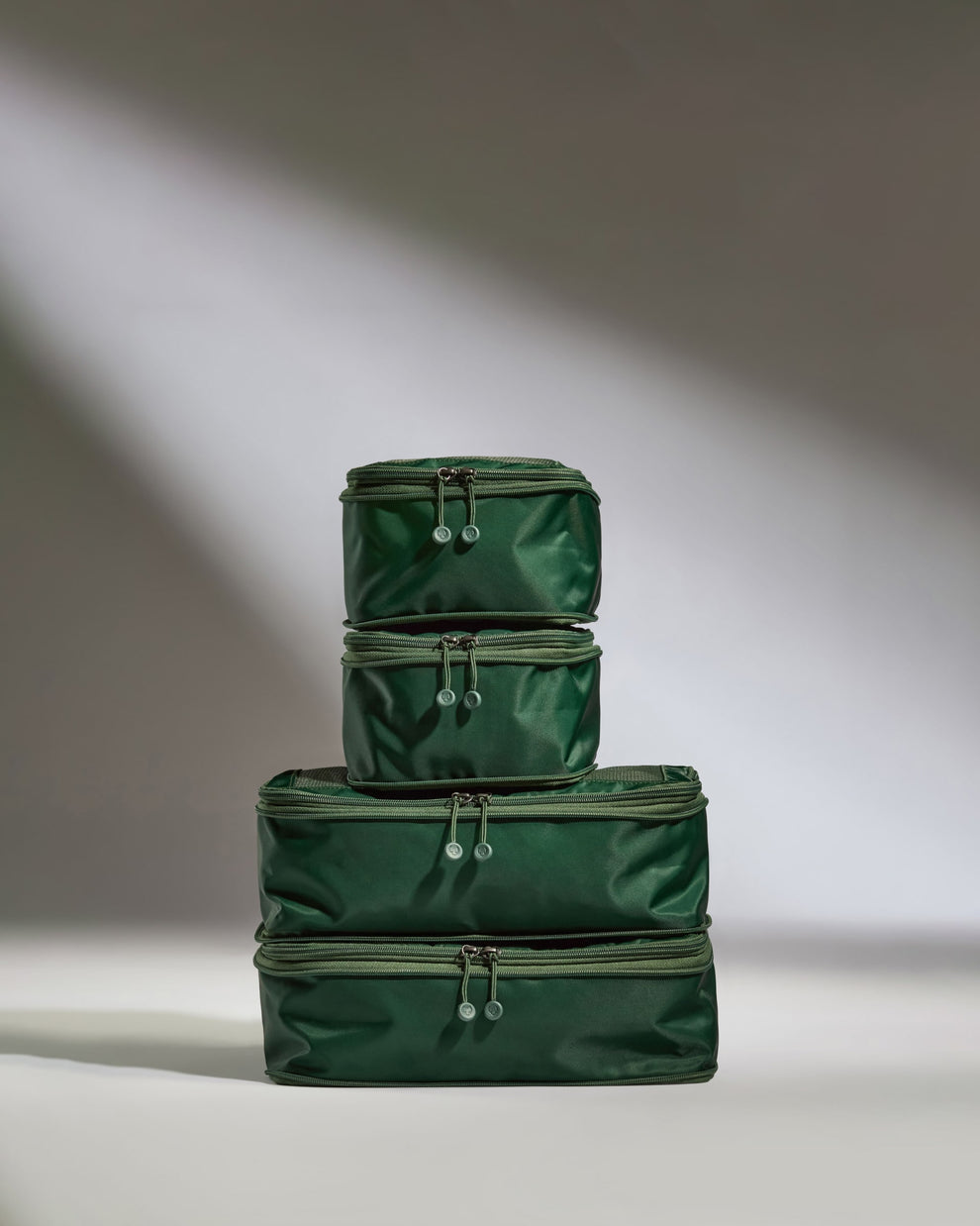 Packing Cubes in Green Set of 4 » Travel Accessories » Packing ...