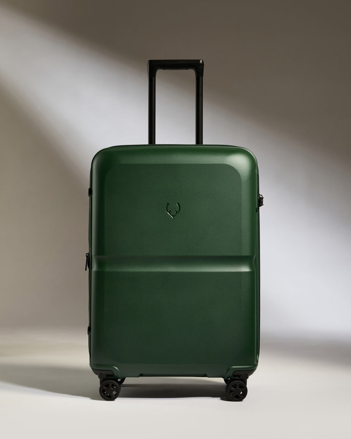 Medium Suitcase in Green - Single Stripe | Check Luggage – Antler ...