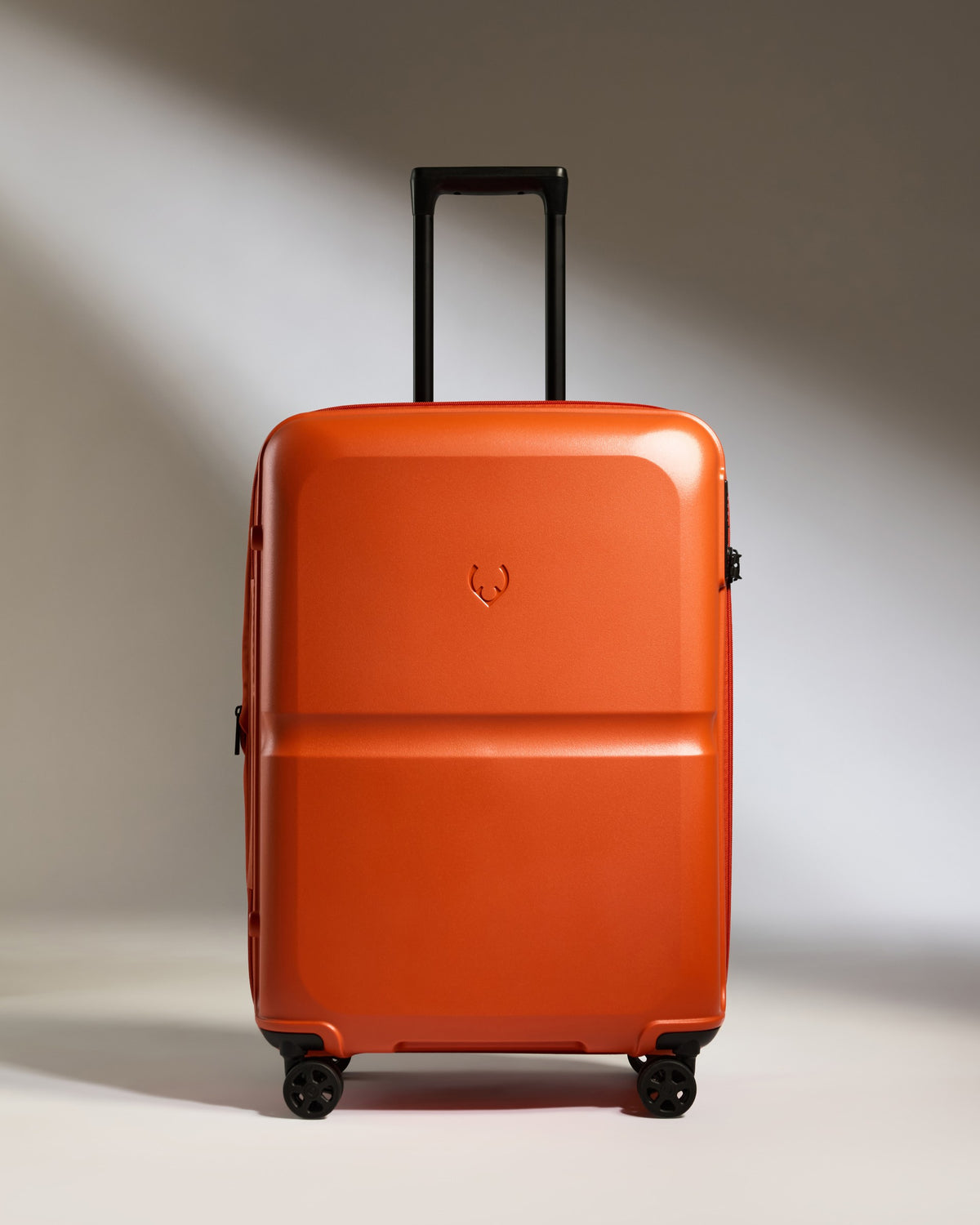 Medium Suitcase in Orange - Single Stripe | Check Luggage – Antler ...