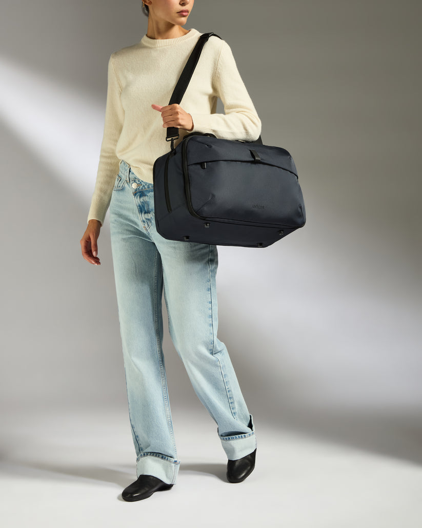 Overnight Bag in Navy - Urban Light | Weekend Bags & Overnight Travel ...